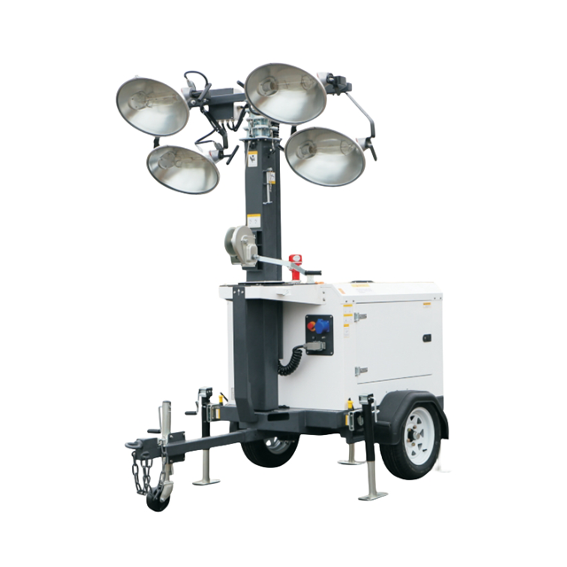 Diesel Generator Powered Mobile Lighting Tower - Buy Diesel Generator Powered Mobile Lighting ...